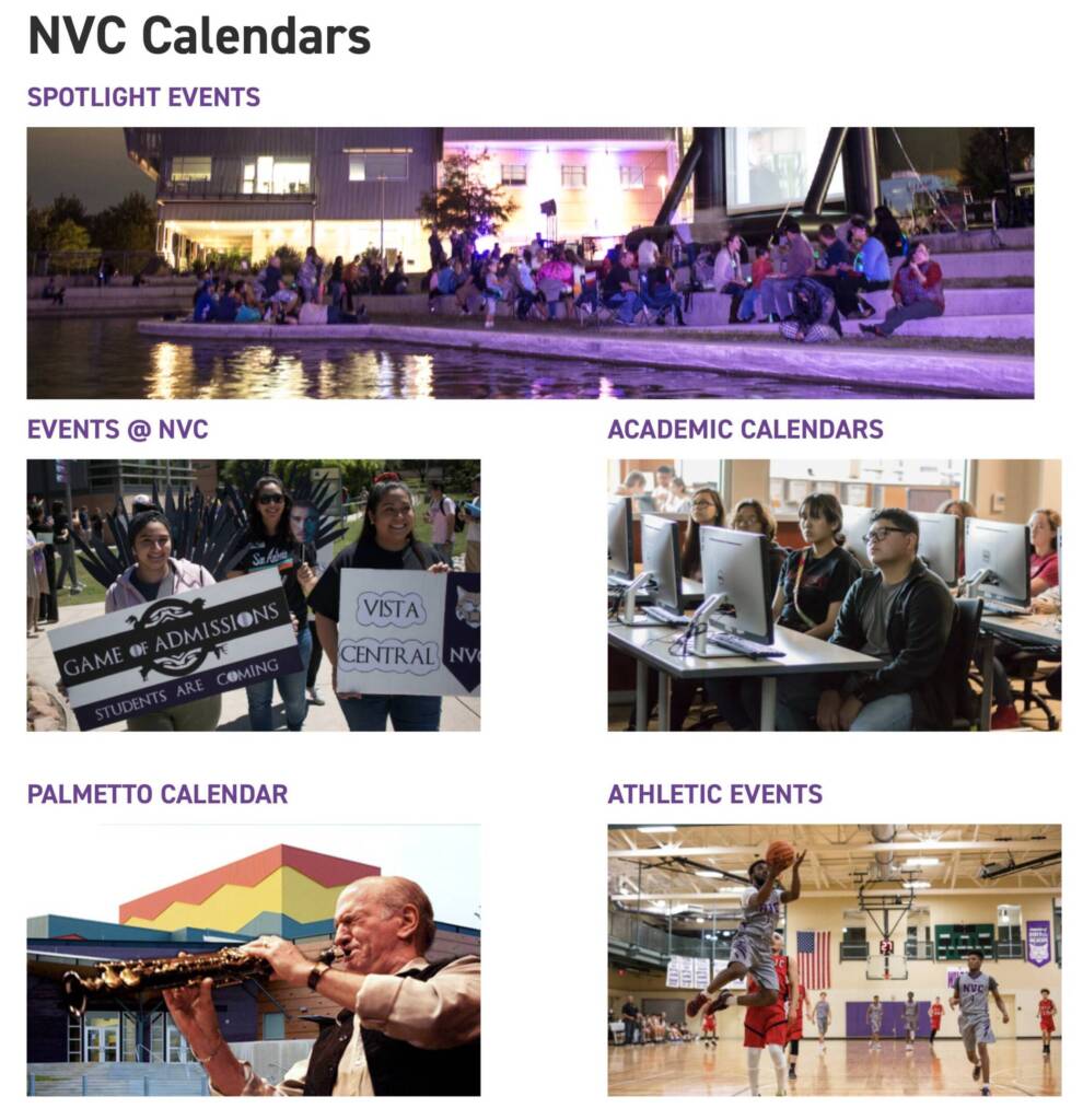 NVC Events Calendar - My LaRevista